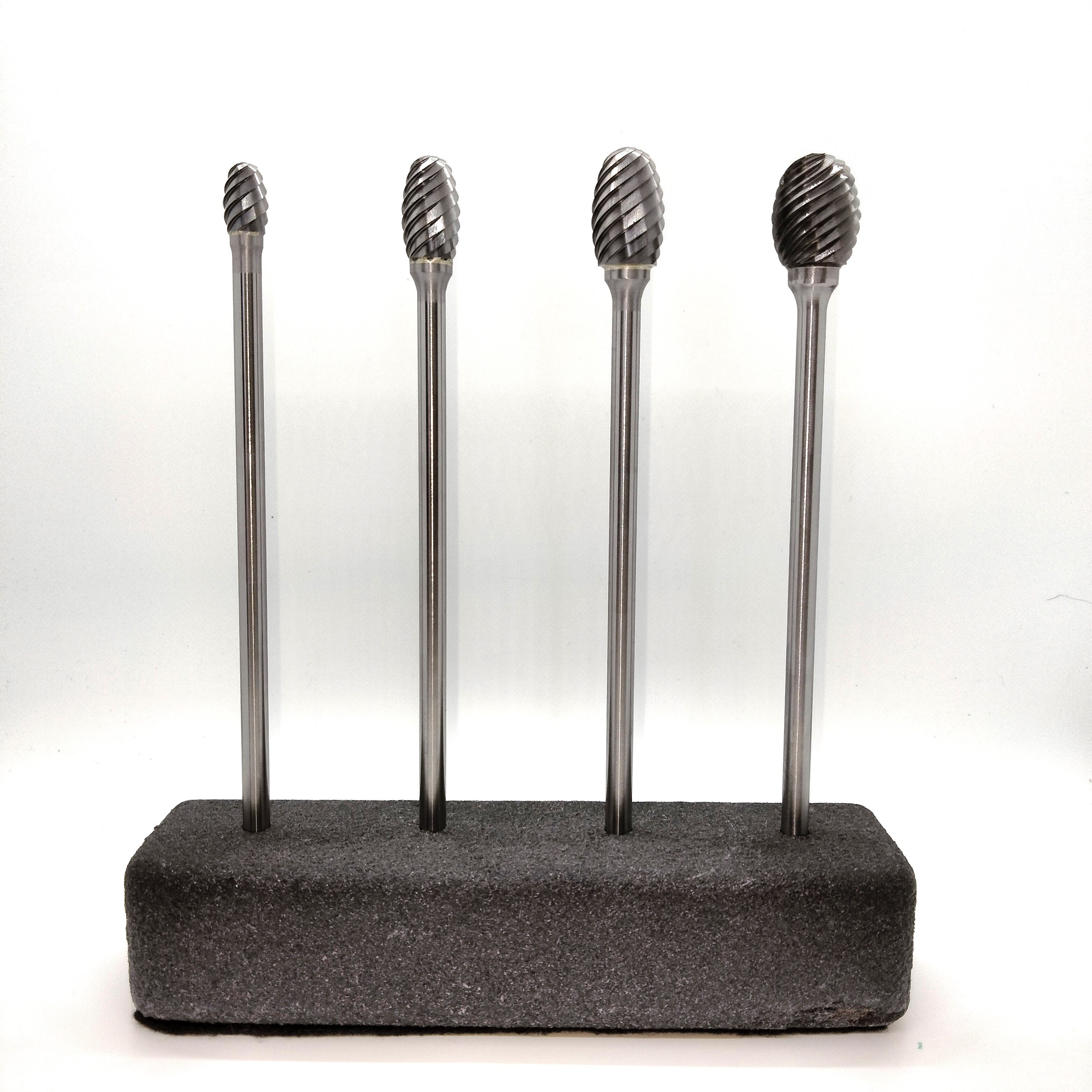 Oval High Helix Burrs | Cylinder Head Abrasives